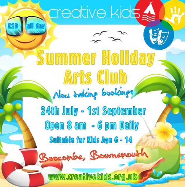 Creative Kids Summer Holiday Club In East Dorset Bournemouth BH1 4SX creative-kids-summer-holiday-club-in-east-dorset-bournemouth-bh1-4sx