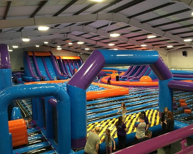 Inflatable Theme Park Inflata Nation Opens in Runcorn