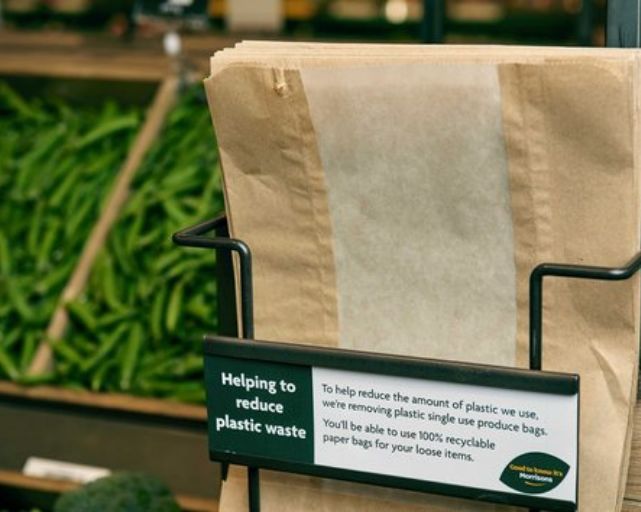Morrisons To Save 150m Plastic Bags Per Year With Paper Bags For Fruit ...