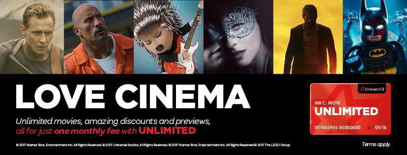 Exclusive Offer on Unlimited Cards at Cineworld Ashton